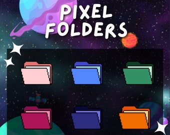 Pixel Desktop Icons - Etsy