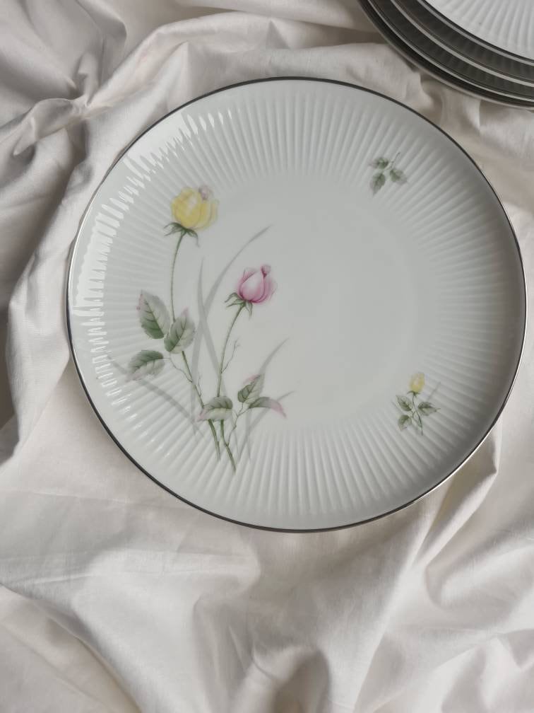 Antique Thomas Bavaria Fine Porcelain Plates, Vintage 1950s Thomas ...