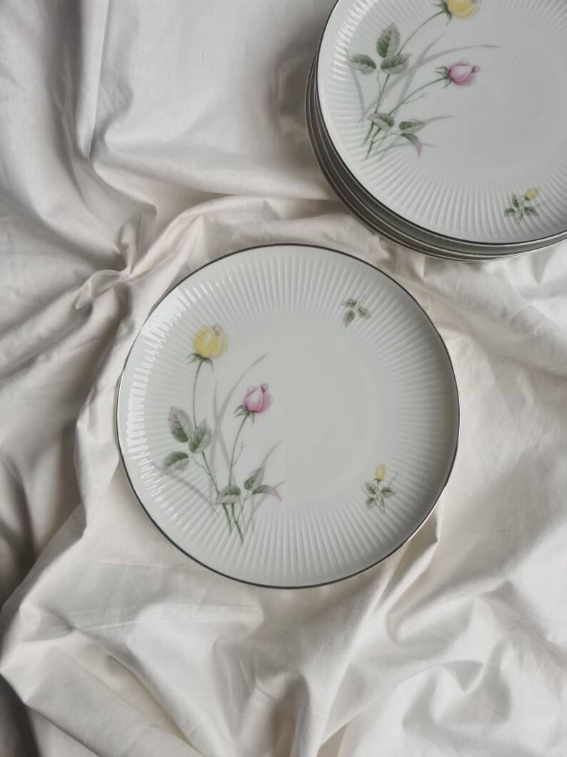 Antique Thomas Bavaria Fine Porcelain Plates, Vintage 1950s Thomas ...