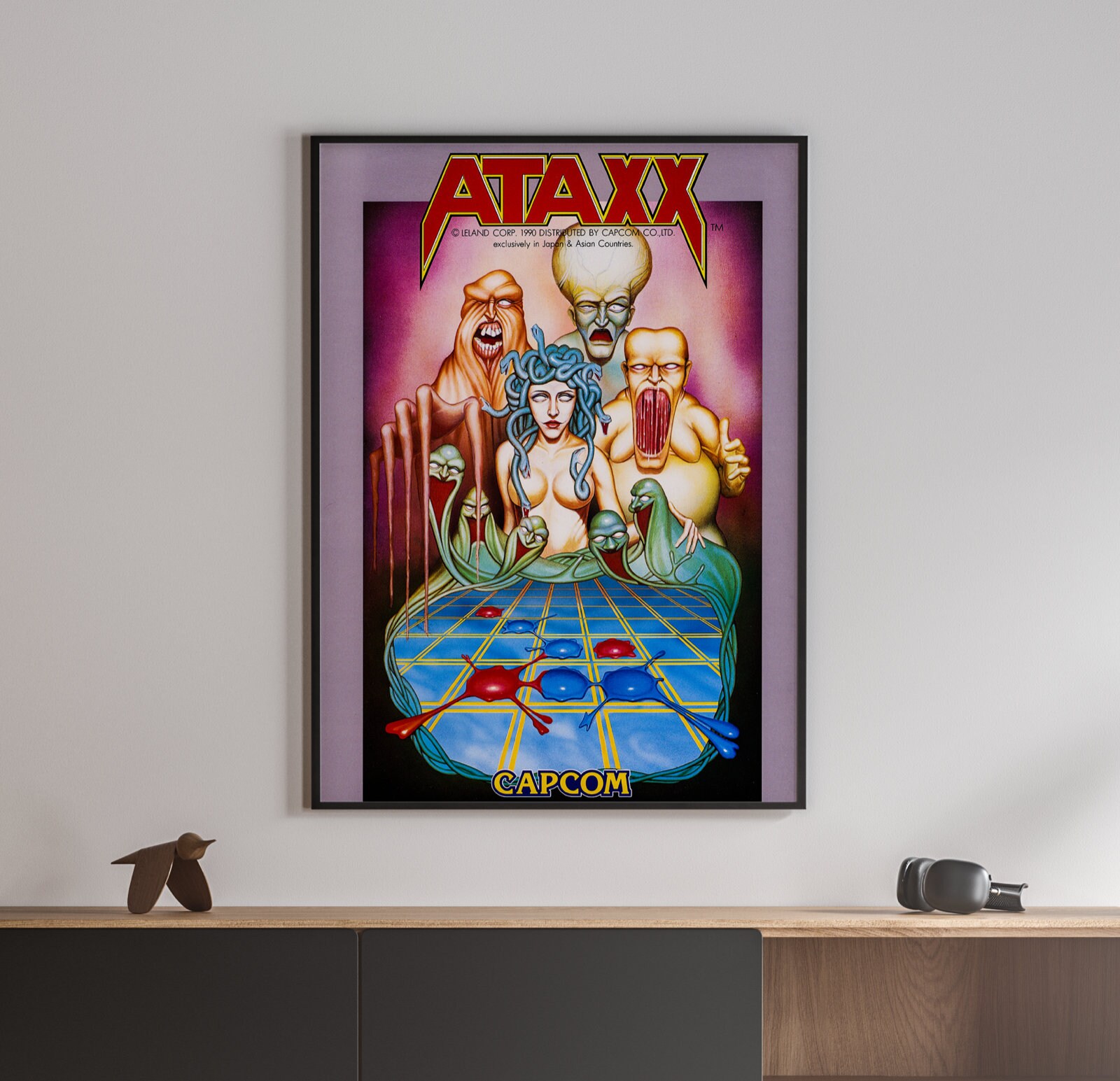 Ataxx Capcom Arcade Video Game Retro Print Poster 18x24 Inches - Etsy