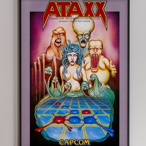 Ataxx Capcom Arcade Video Game Retro Print Poster 18x24 Inches - Etsy
