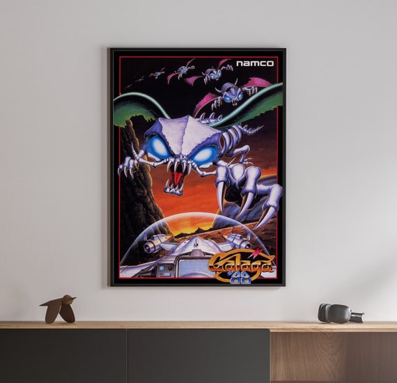 Galaga '88 Arcade Video Game Retro Print Poster 18x24 - Etsy