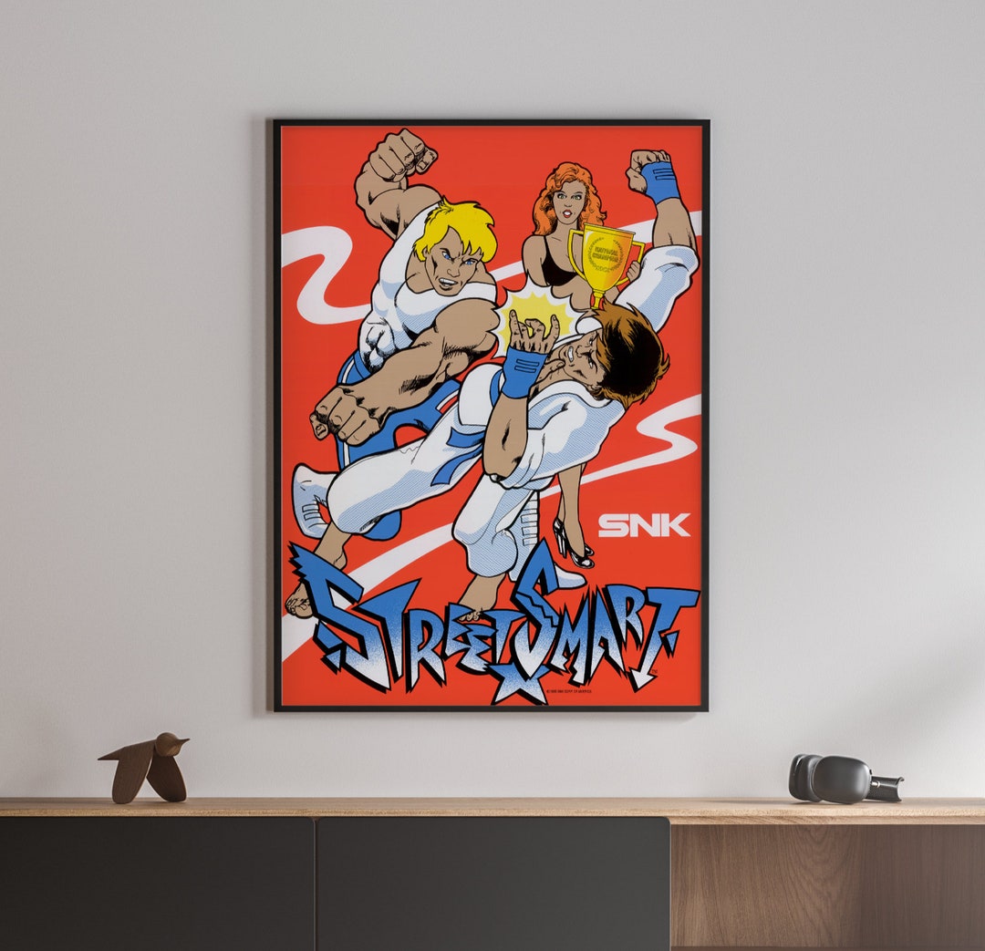 Street Smart SNK Arcade Video Game Retro Print Poster 18x24 Inches - Etsy