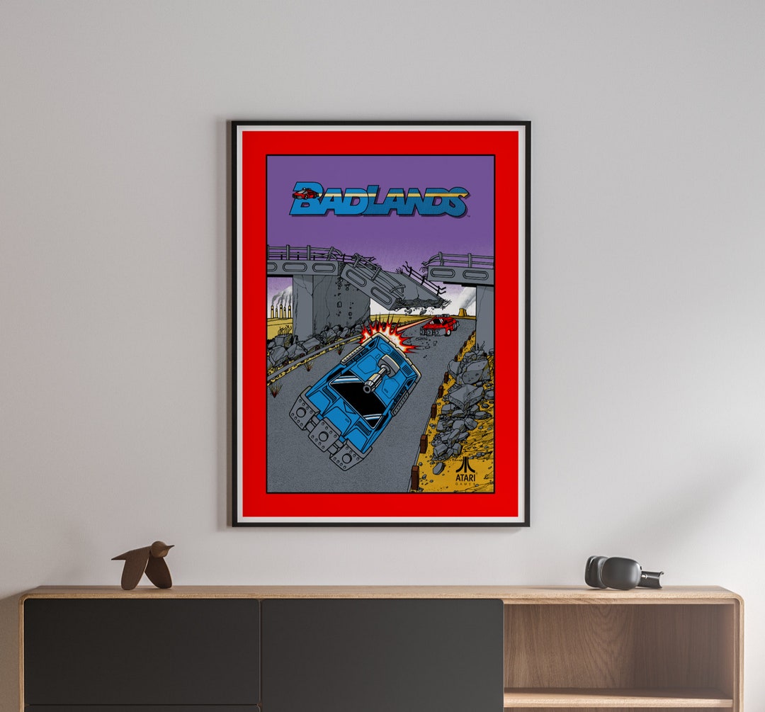 Badlands (1989) Atari Retro Arcade Video Game Poster 18 X 24 Inches - Etsy