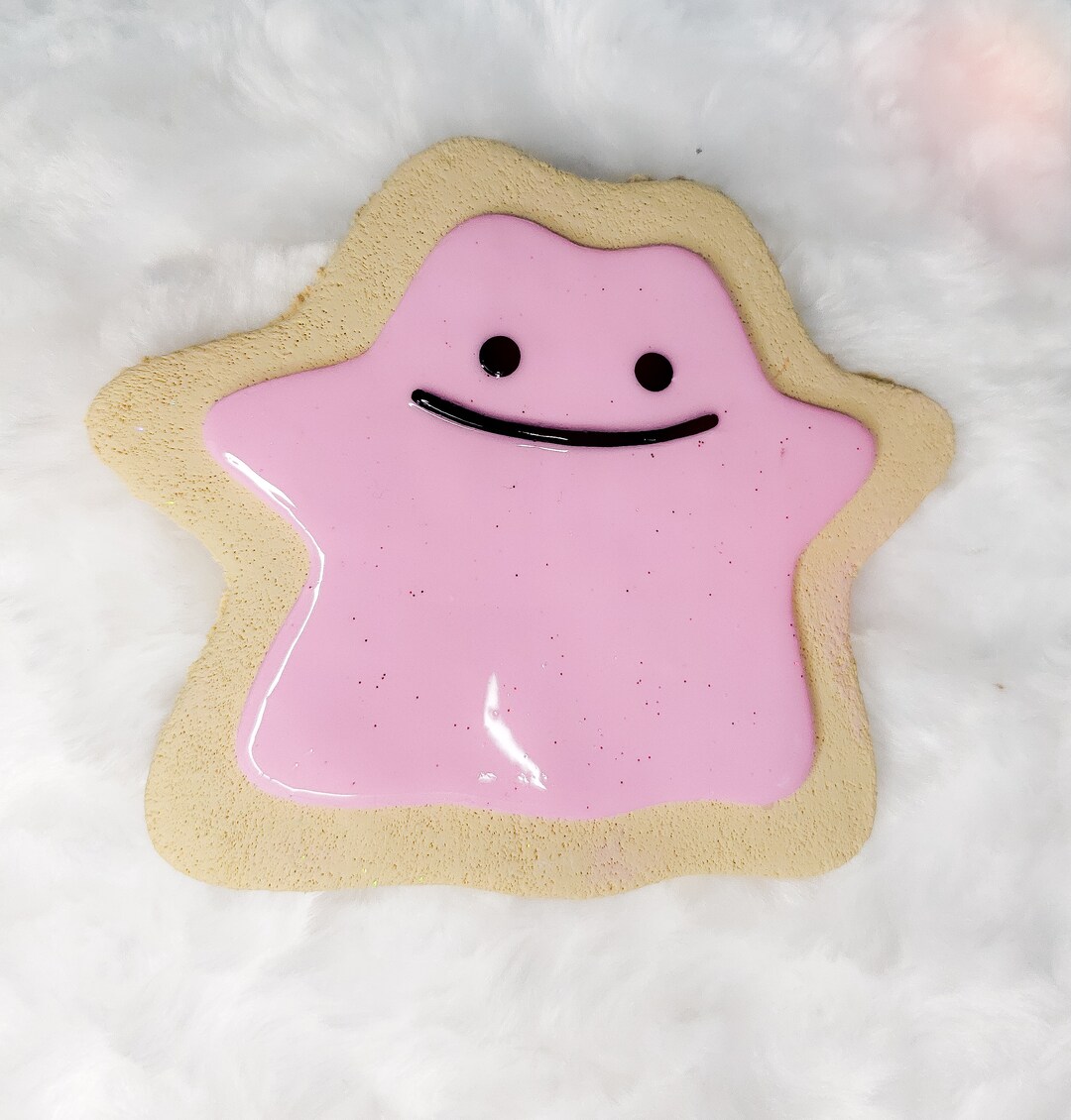 Ditto Iced Cookie Drink Coaster - Etsy