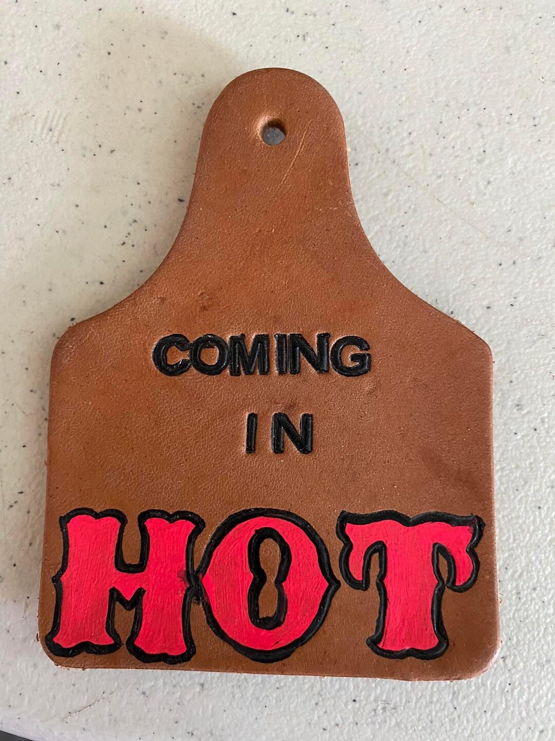 Coming in Hot Saddle Tag - Etsy