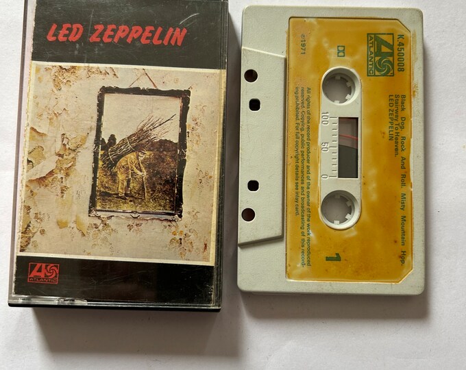 Led Zeppelin Led Zeppelin Tape Sides Coloured in Cassette Tape - Etsy