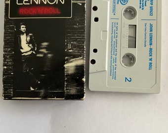 John Lennon Rock 'N Roll Cassette Tape - Etsy