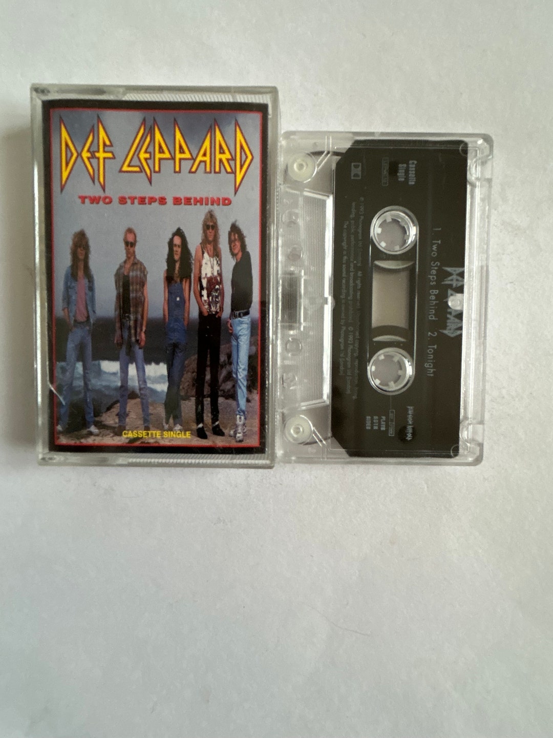Def Leppard Two Steps Behind Cassette Tape - Etsy