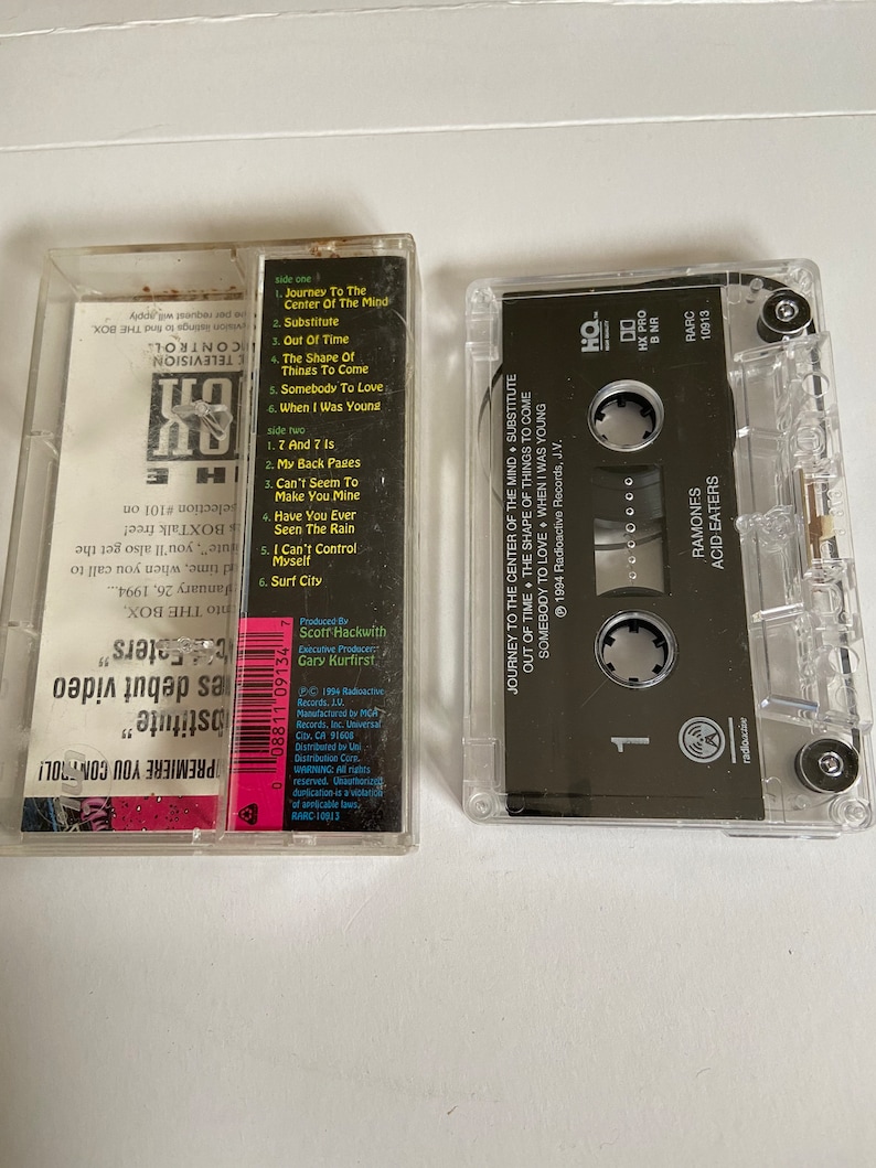 Ramones Acid Eaters Cassette Tape - Etsy