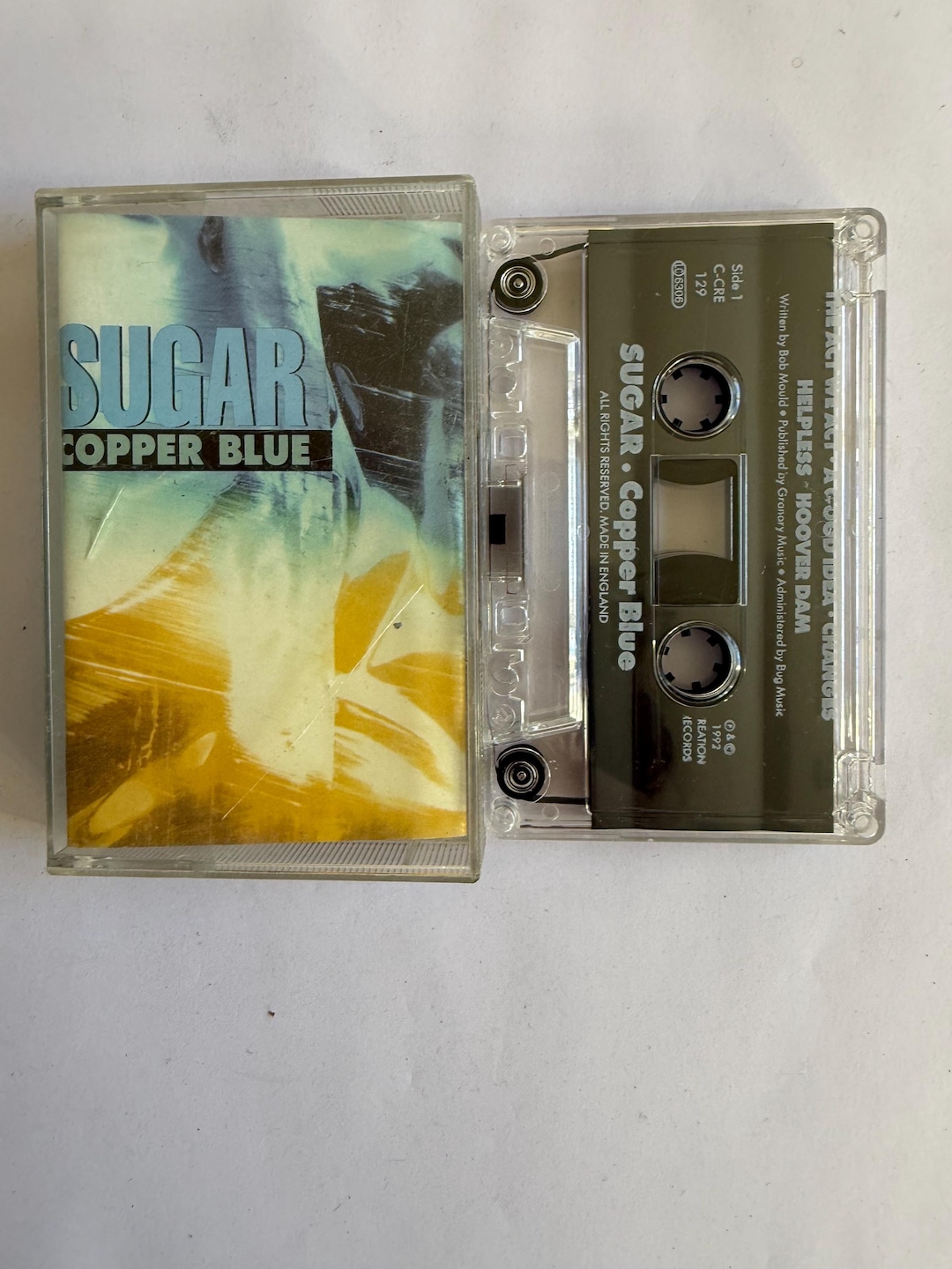 Sugar Copper Blue Cassette Tape - Etsy