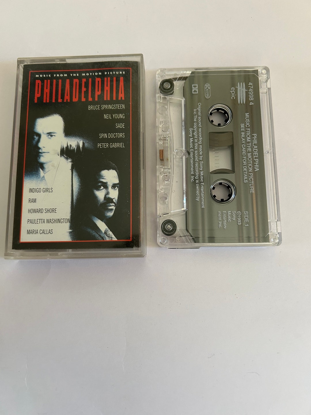 Philadelphia Soundtrack Cassette Tape - Etsy