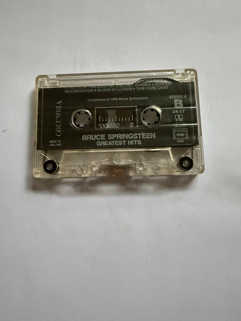 Bruce Springsteen Greatest Hits Cassette Tape Only - Etsy