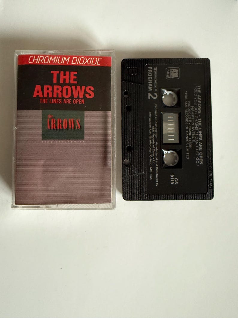 The Arrows the Lines Are Open Cassette Tape - Etsy