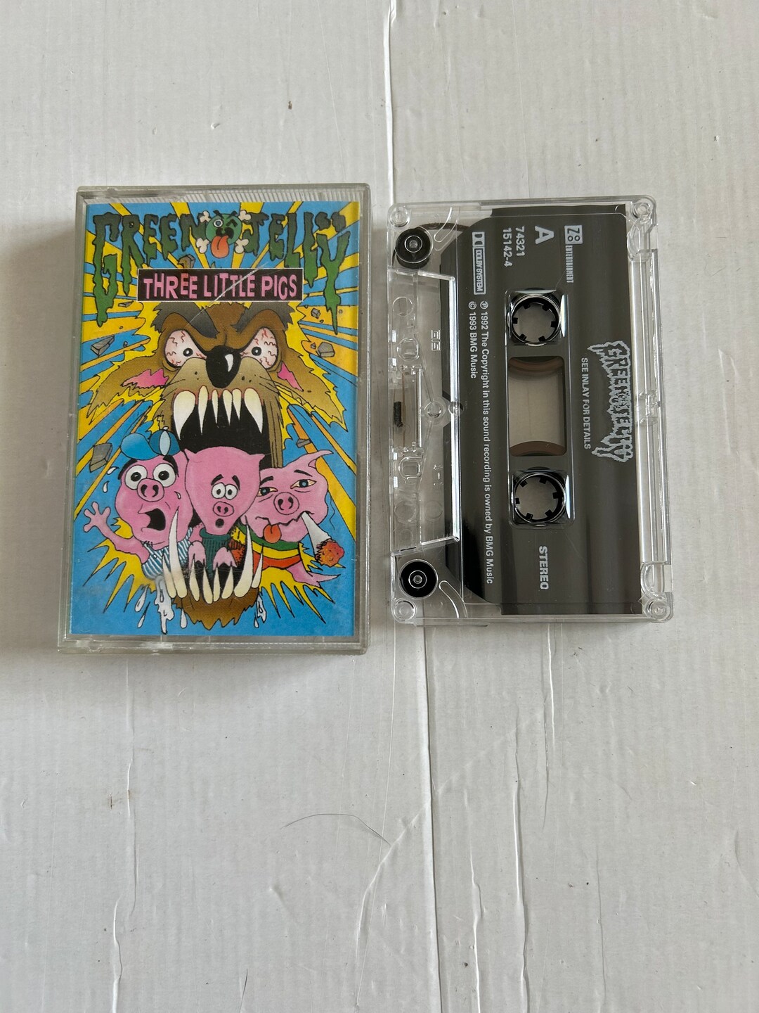 Green Jelly Three Little Pigs Cassette Tape - Etsy