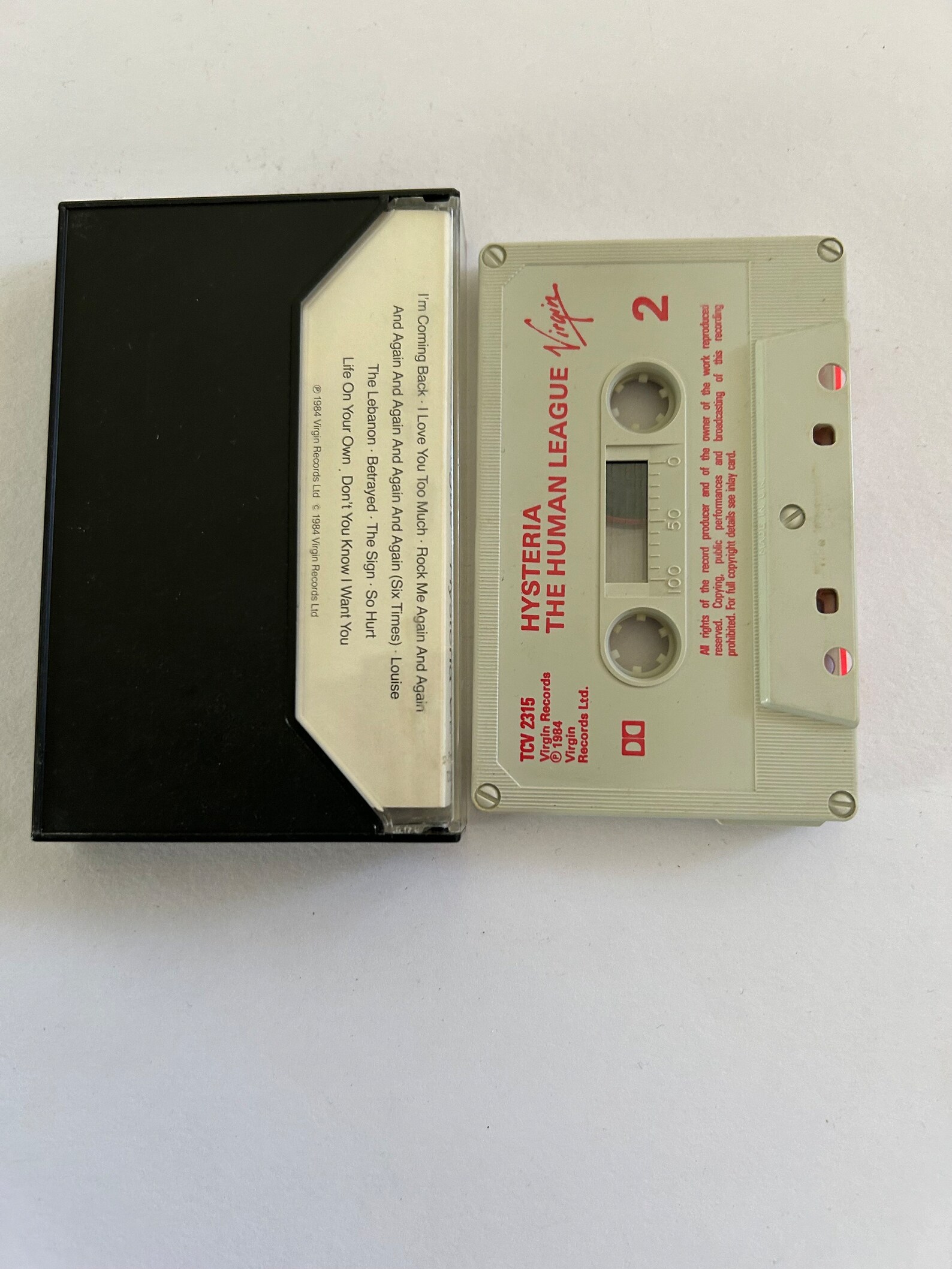Human League Hysteria Cassette Tape - Etsy