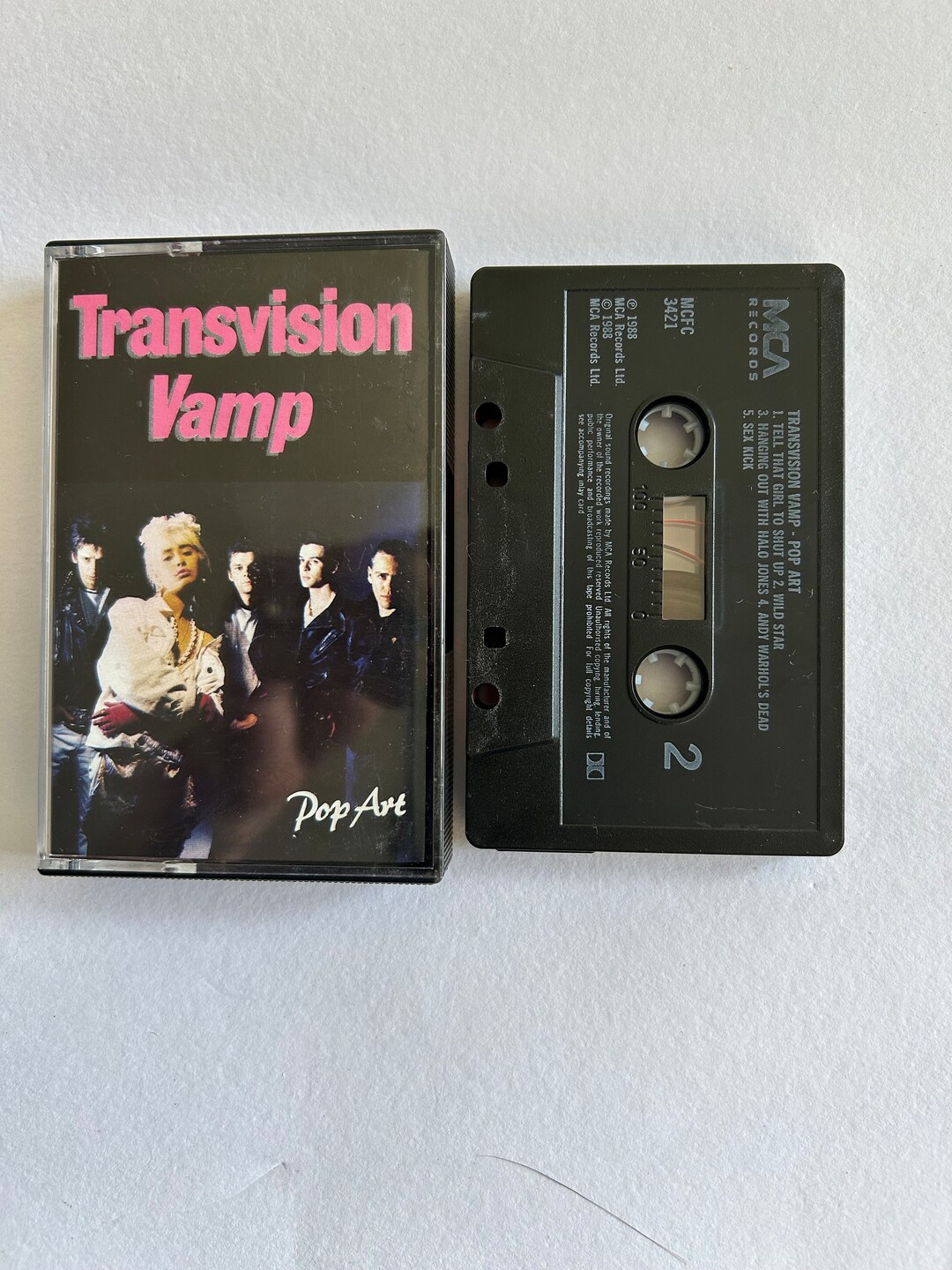 Transvision Vamp Pop Art Cassette Tape - Etsy