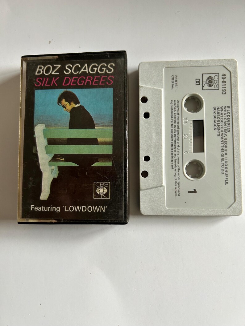 Boz Scaggs Silk Degrees Cassette Tape - Etsy