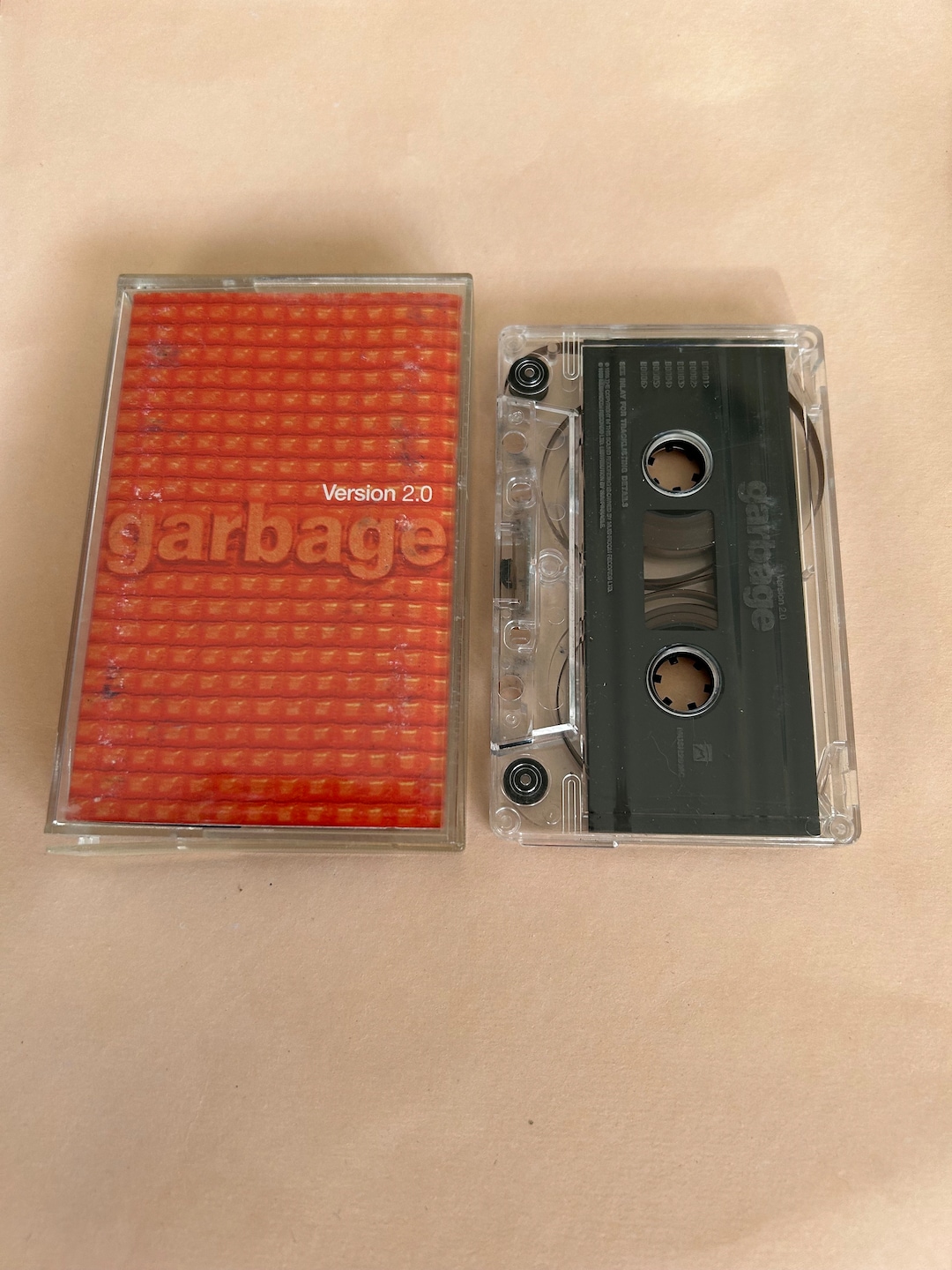 Garbage Version 2.0 Cassette Tape Some Wear on Sleeve - Etsy
