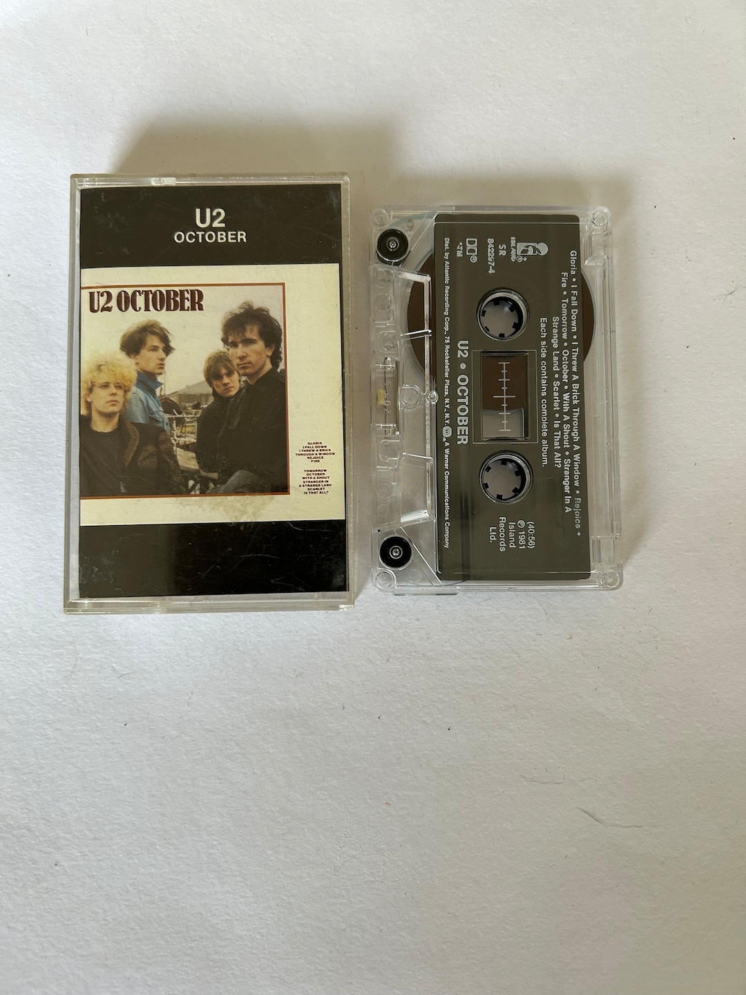 U2 October USA Cassette Tape - Etsy