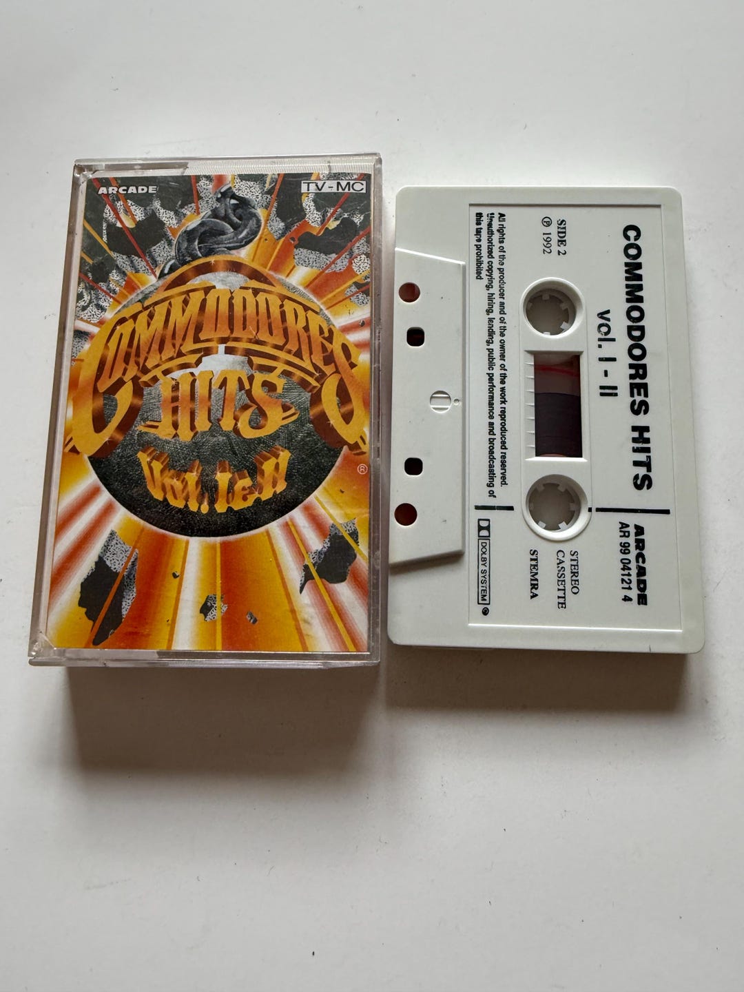 Commodores Hits I and II Cassette Tape - Etsy