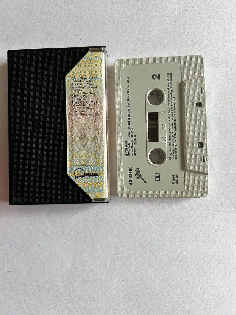 Michael Jackson off the Wall Cassette Tape - Etsy