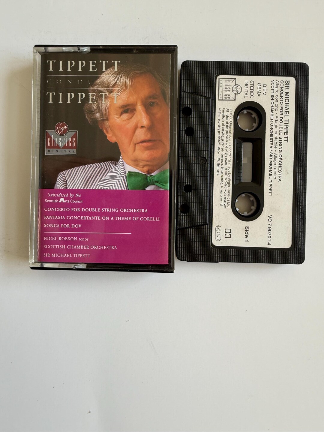 Tippett Conducts Tippett Scottish Chamber Orchestra Nigel Robson ...