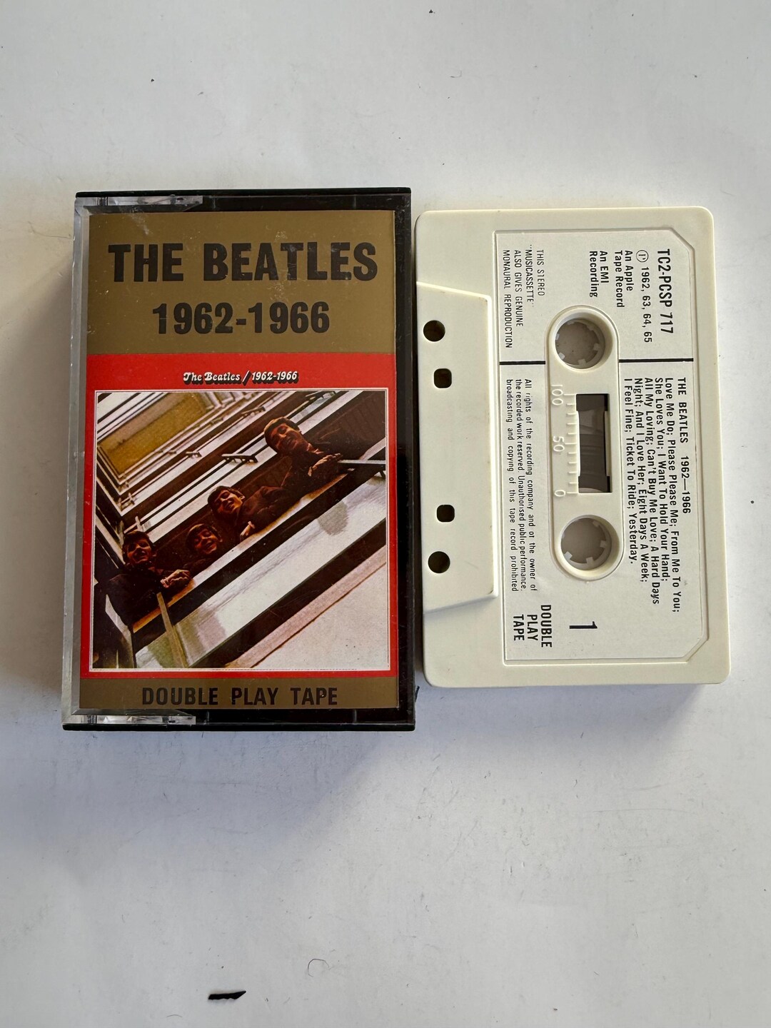 The Beatles 1962-1966 Cassette Tape - Etsy