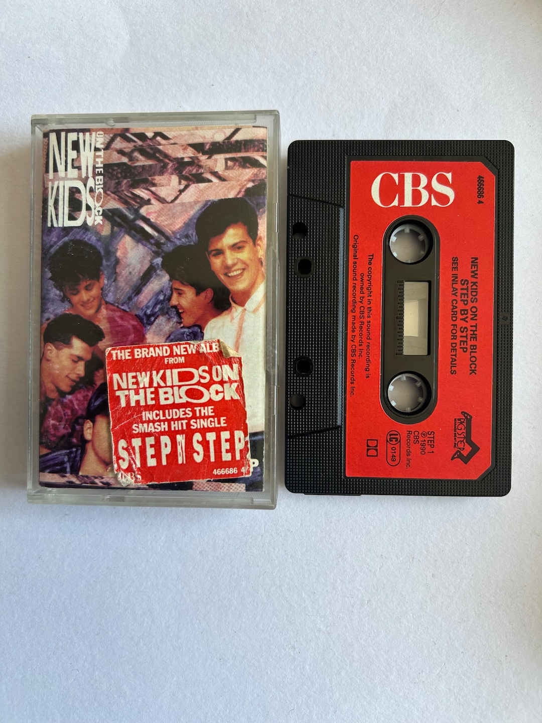 New Kids on the Block Step by Step Cassette Tape - Etsy
