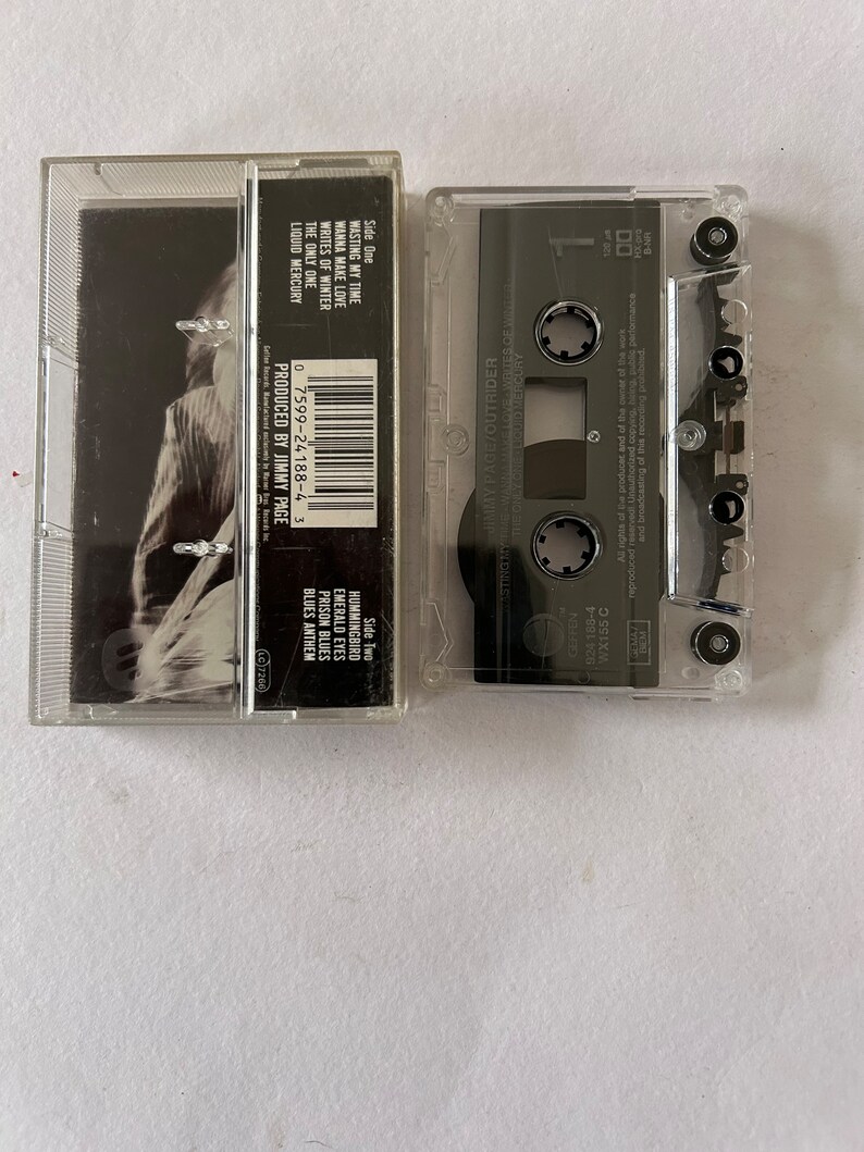 Jimmy Page Outrider Cassette Tape - Etsy
