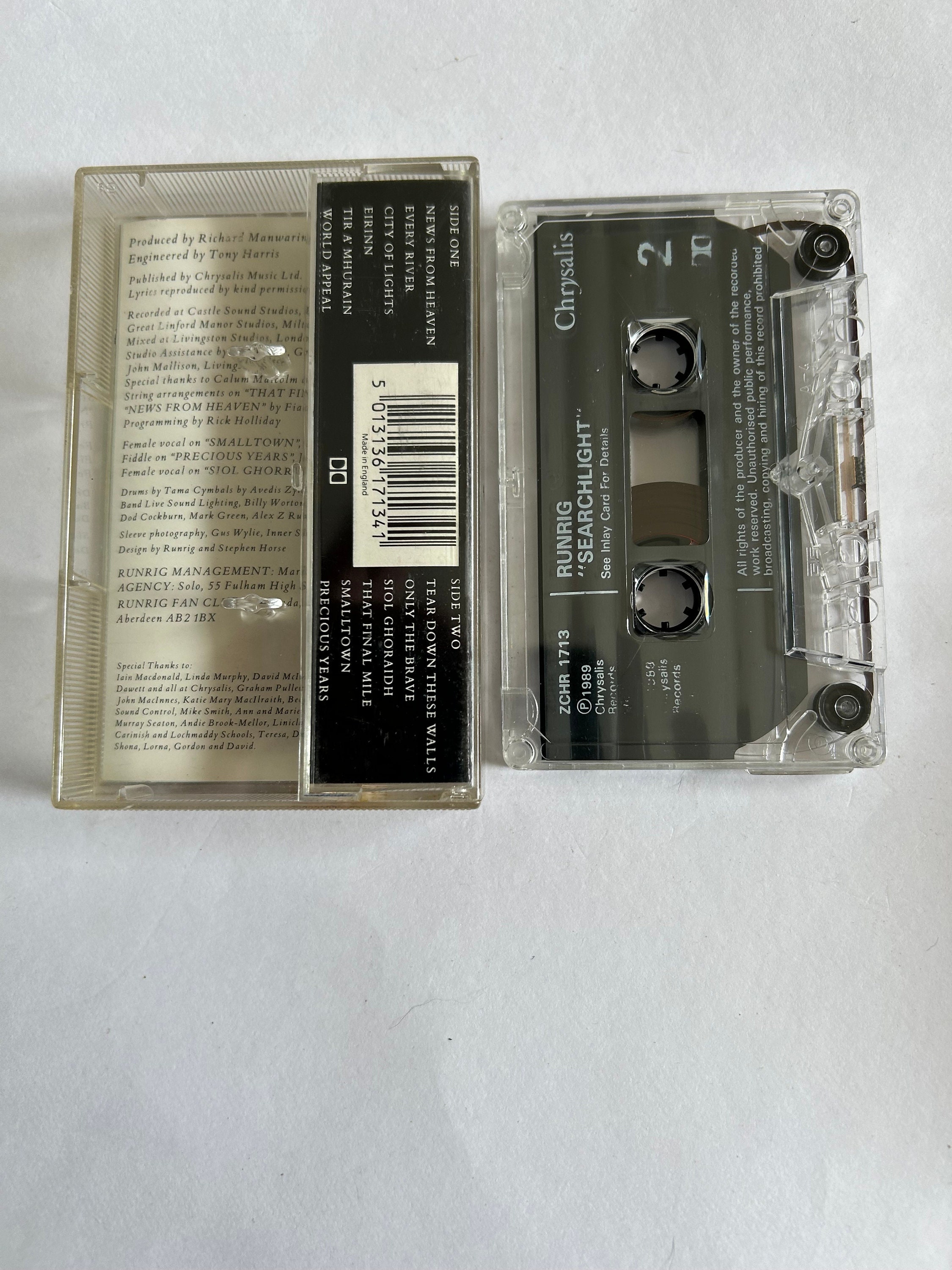 Runrig Searchlight Cassette Tape - Etsy