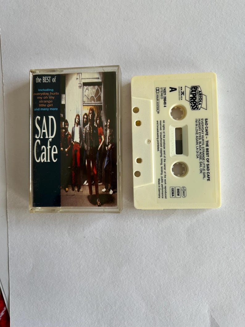 Sad Cafe the Best of Cassette Tape - Etsy
