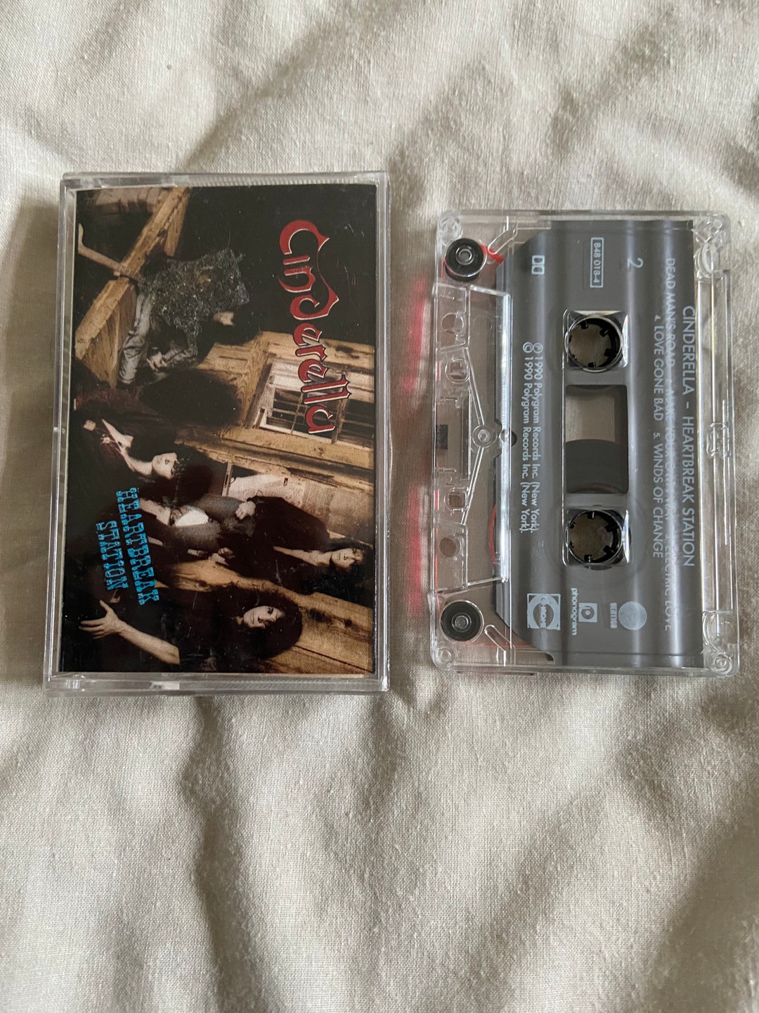 Cinderella Heartbreak Station Cassette Tape - Etsy