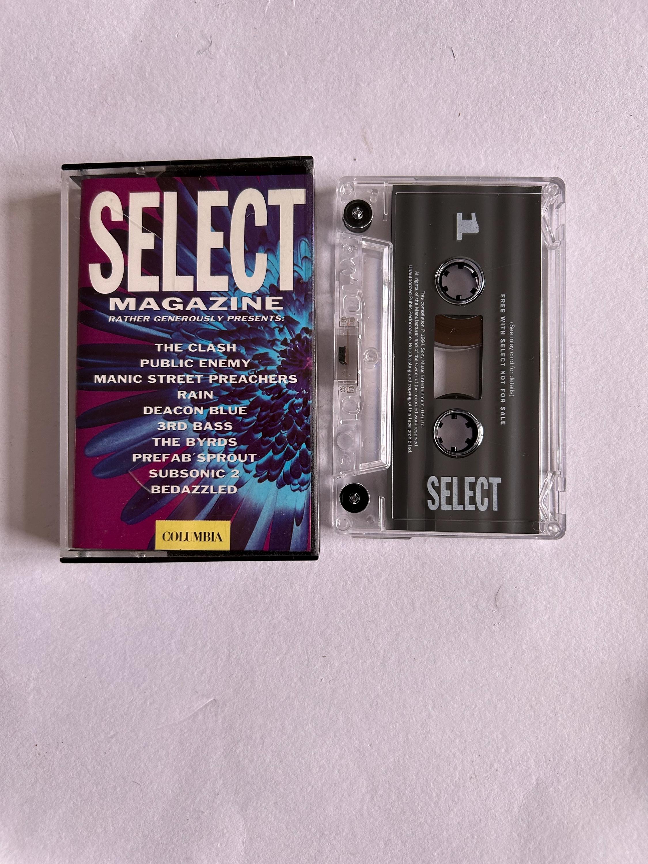 Select Magazine Various Artists Cassette Tape Inc. the Clash, Manic ...