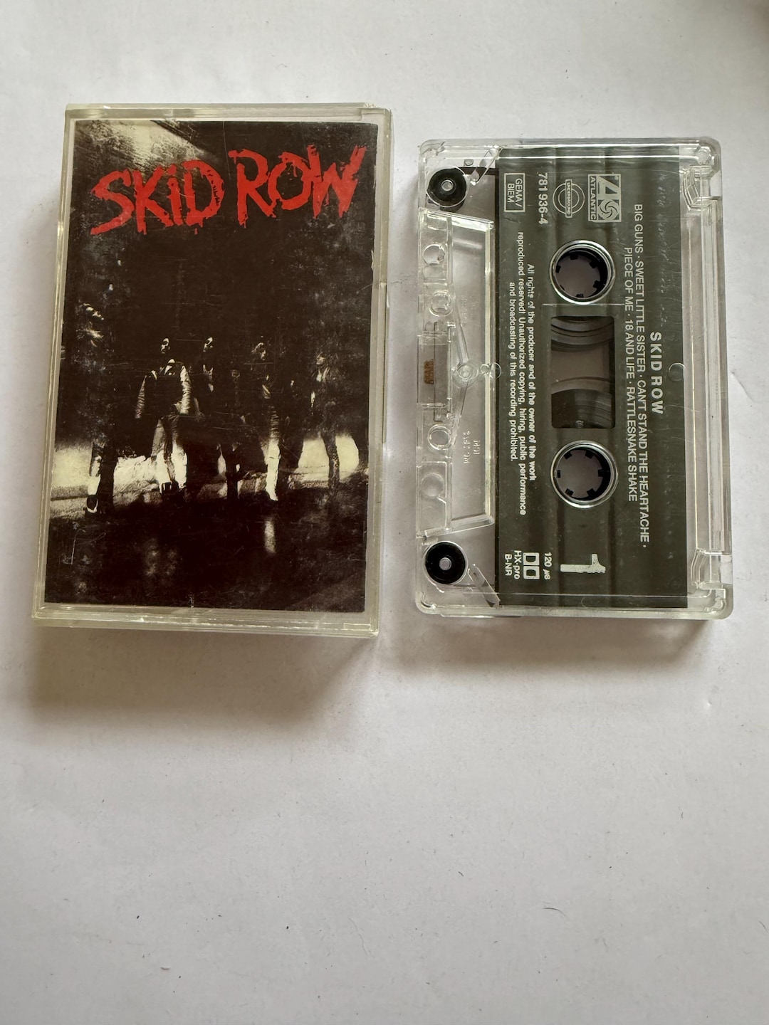 Skid Row Skid Row Cassette Tape - Etsy