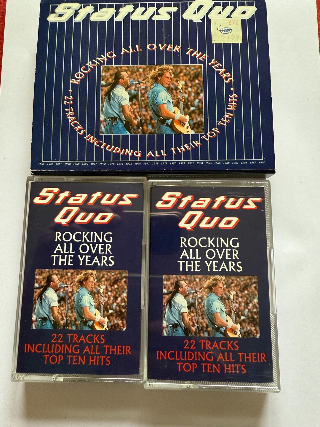 Status Quo Rockin’ All Over the Years Cassette Tape - Etsy