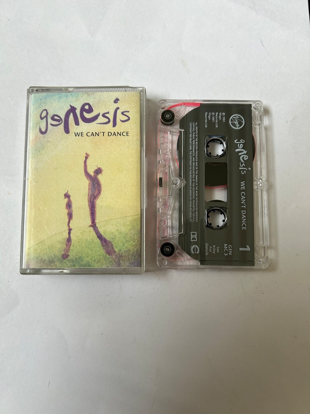 Genesis We Can’t Dance Cassette Tape - Etsy