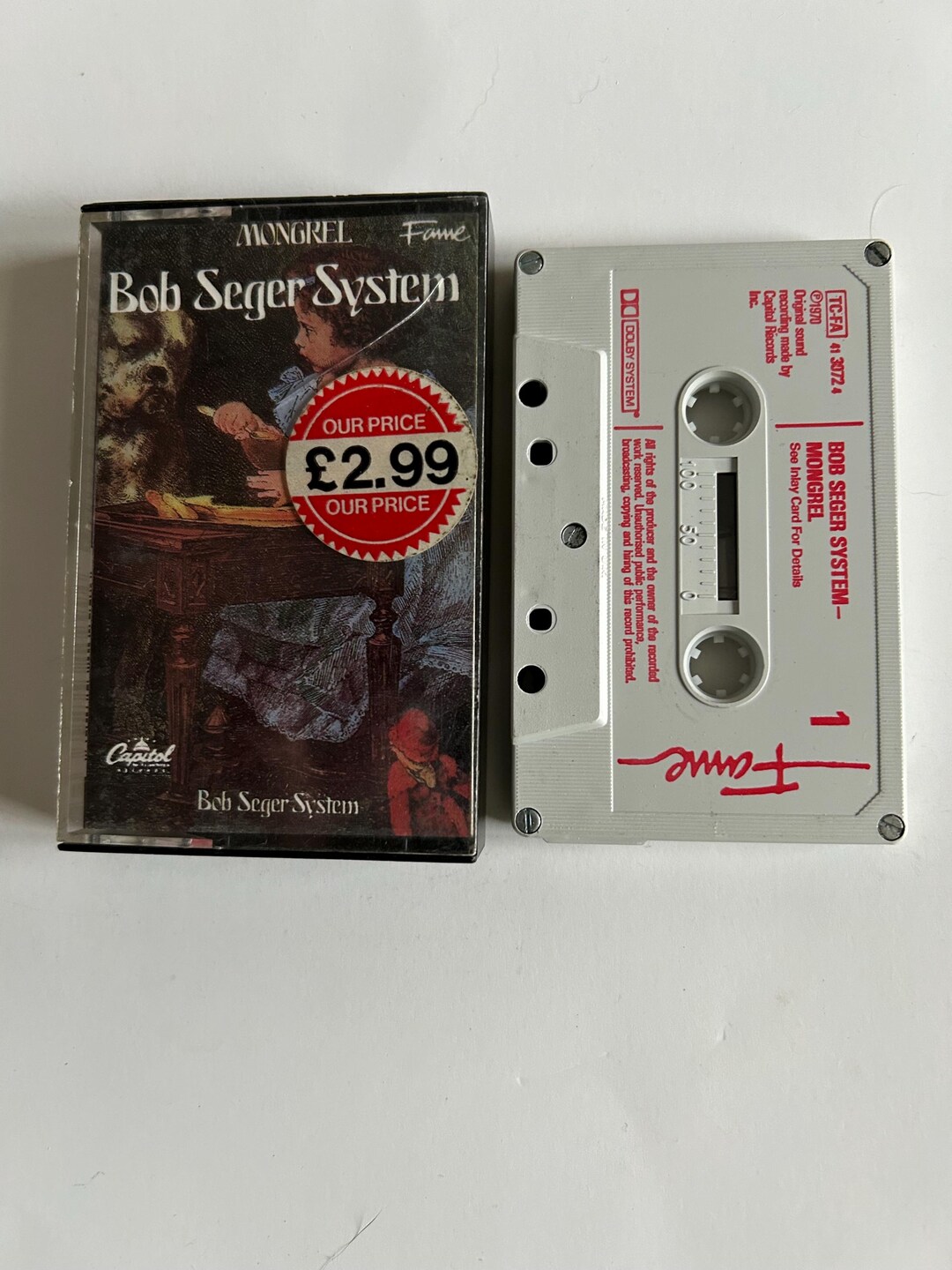 Bob Seger System Mongrel Cassette Tape - Etsy