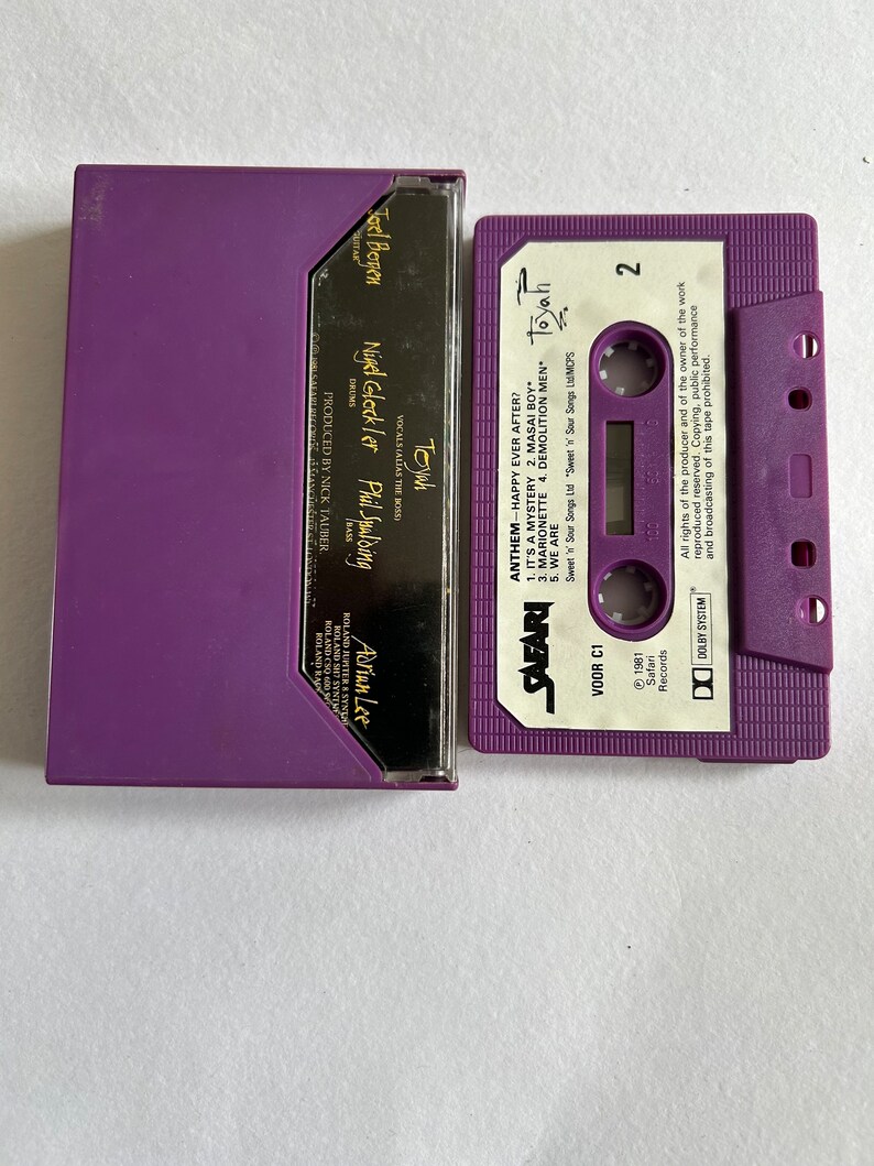 Toyah Anthem Cassette Tape - Etsy