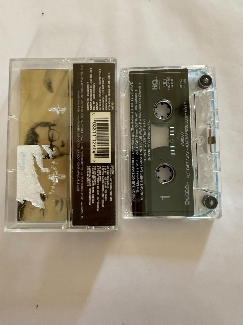 Remembering Buddy Holly Not Fade Away Various Artists Cassette Tape - Etsy