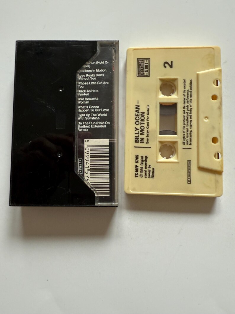 Billy Ocean in Motion Cassette Tape - Etsy