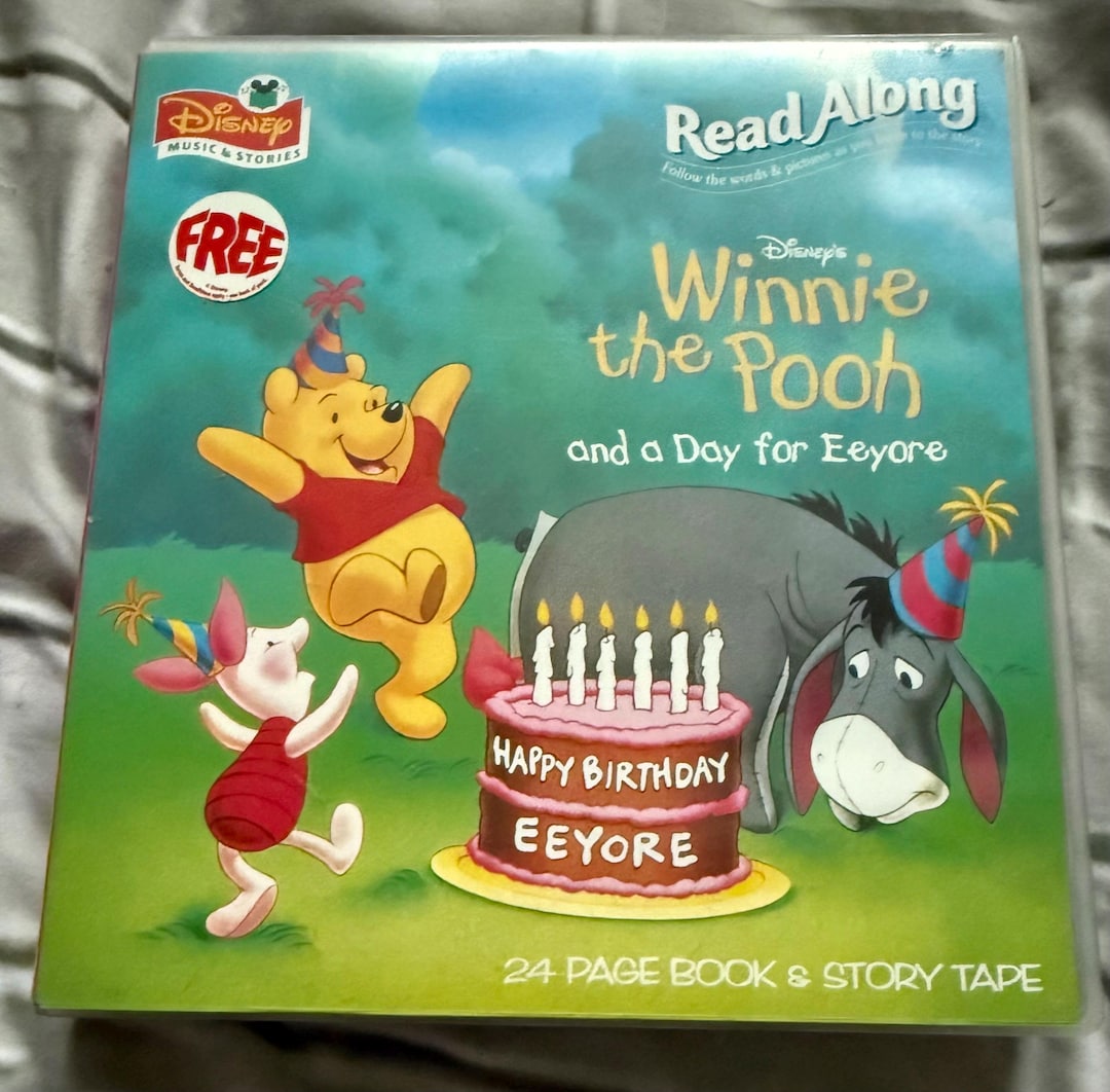 Read-a-long Winnie the Pooh and A Day for Eeyore Cassette Tape - Etsy