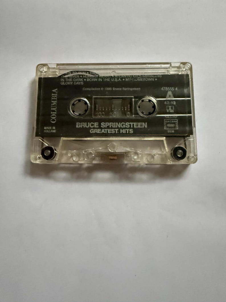 Bruce Springsteen Greatest Hits Cassette Tape Only - Etsy