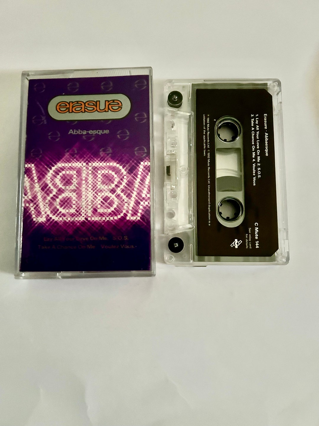 Erasure Abba-esque Cassette Tape - Etsy