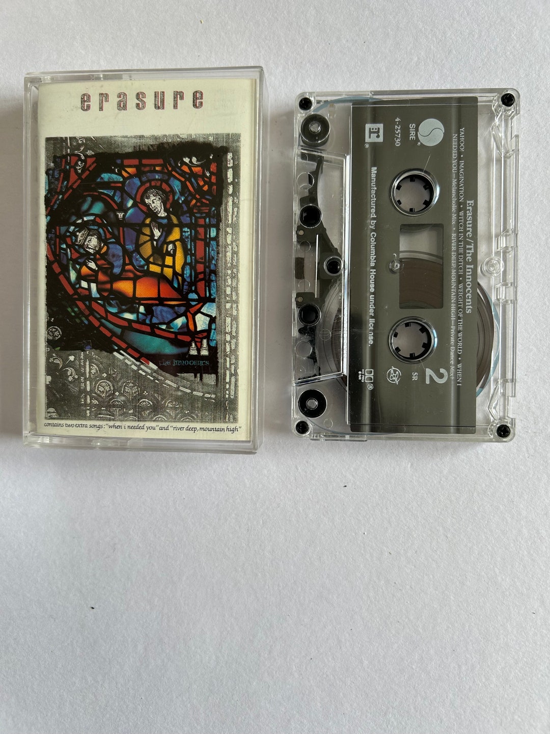Erasure the Innocents USA Cassette Tape - Etsy