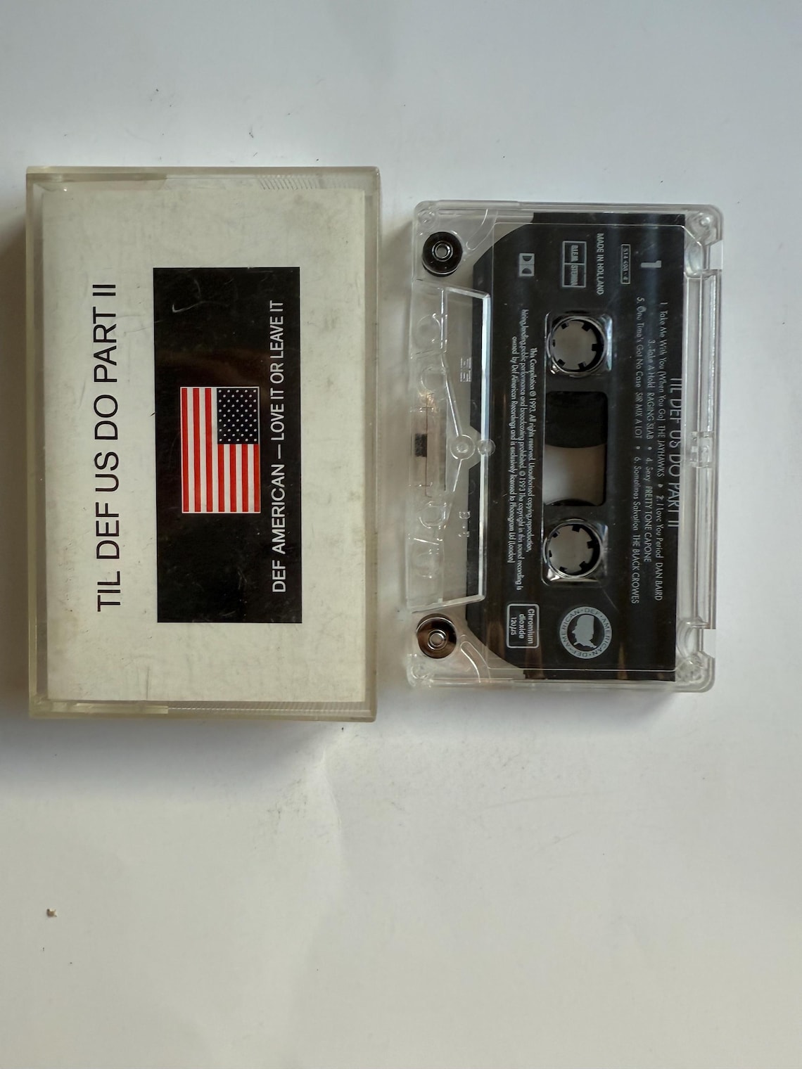 Def American Recordings Love It or Leave It Cassette Tape - Etsy