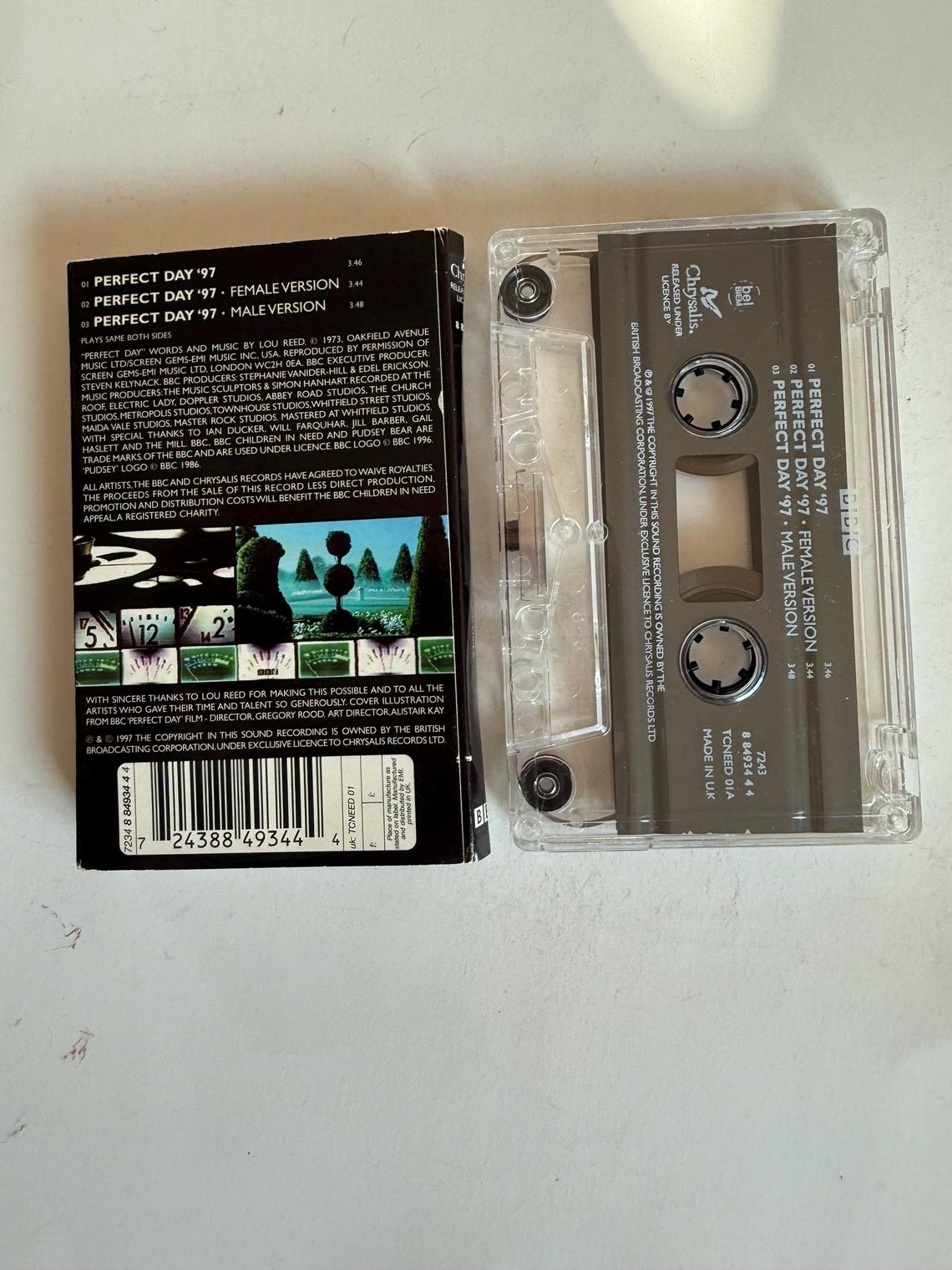 Perfect Day Various Artists Children in Need Cassette Tape - Etsy