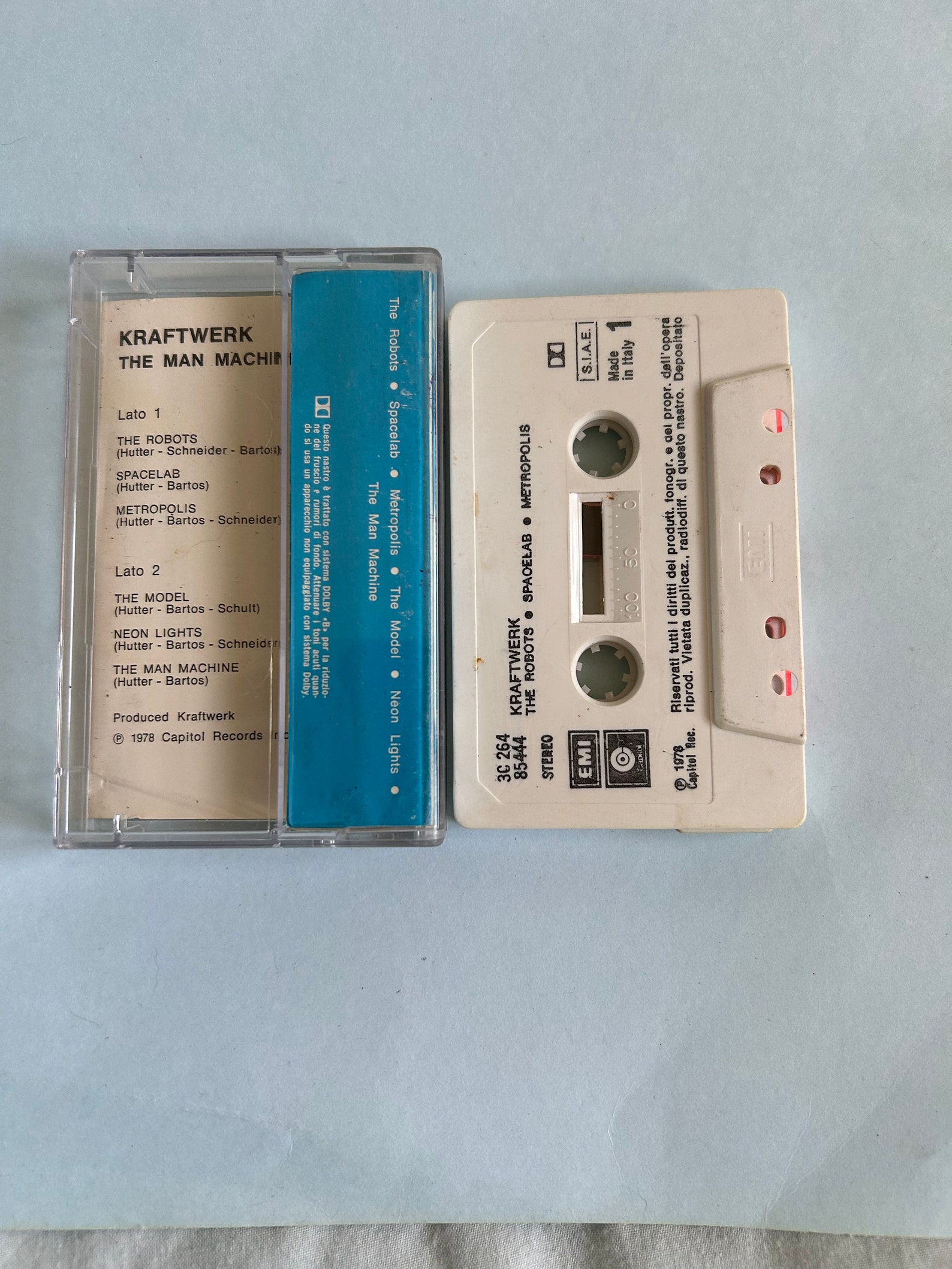 Kraftwerk Man Machine Italian Cassette Tape - Etsy