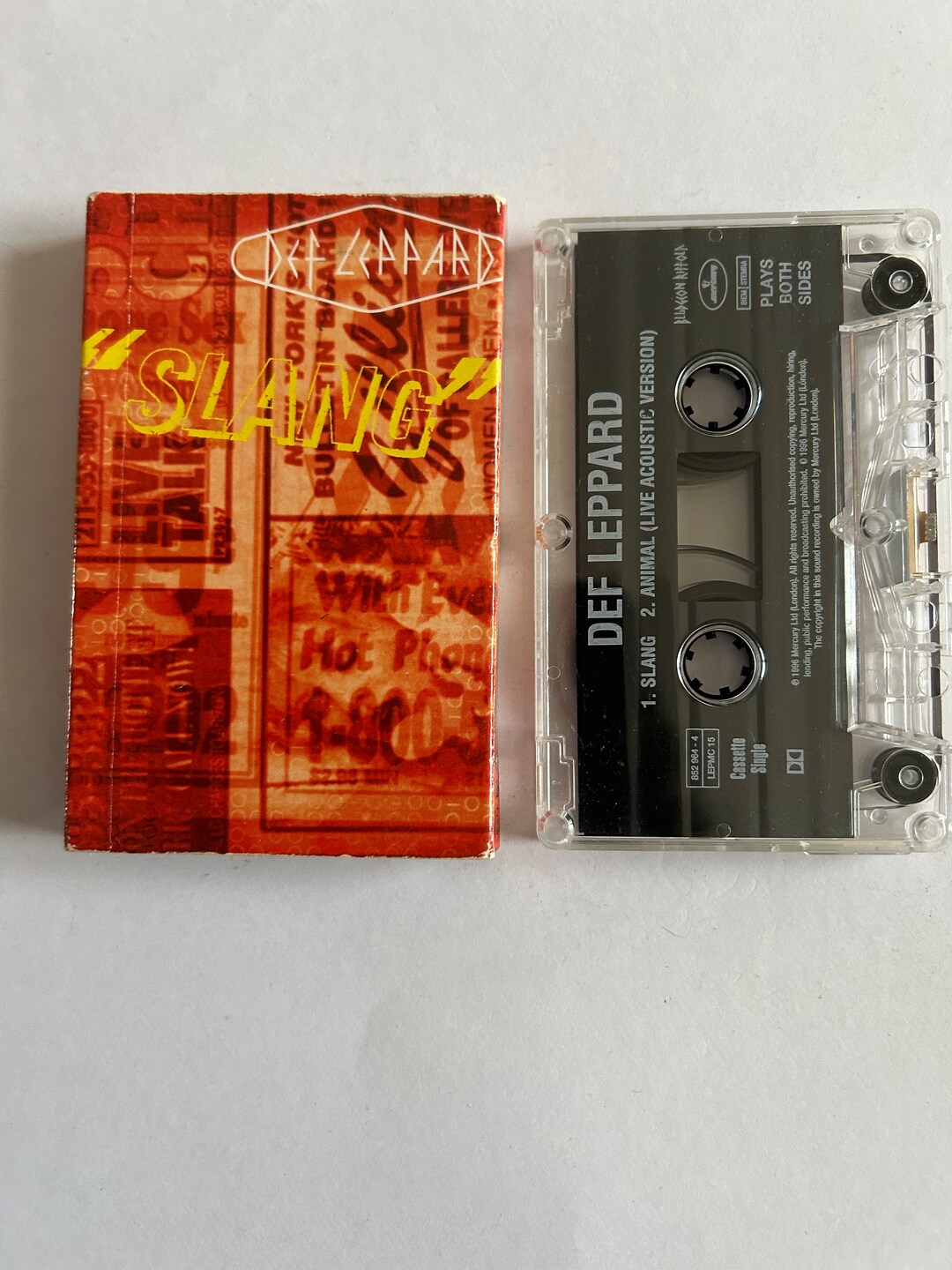 Def Leppard Slang Single Cassette Tape - Etsy