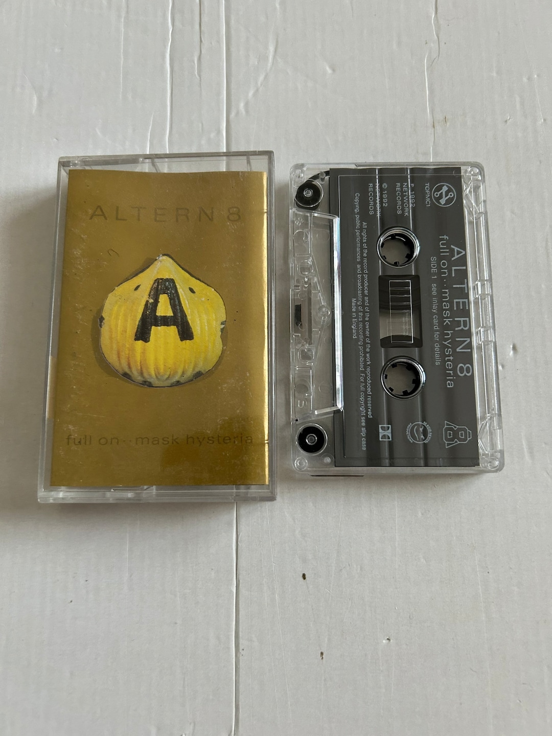 Altern 8 Full on Mask Hysteria Cassette Tape - Etsy